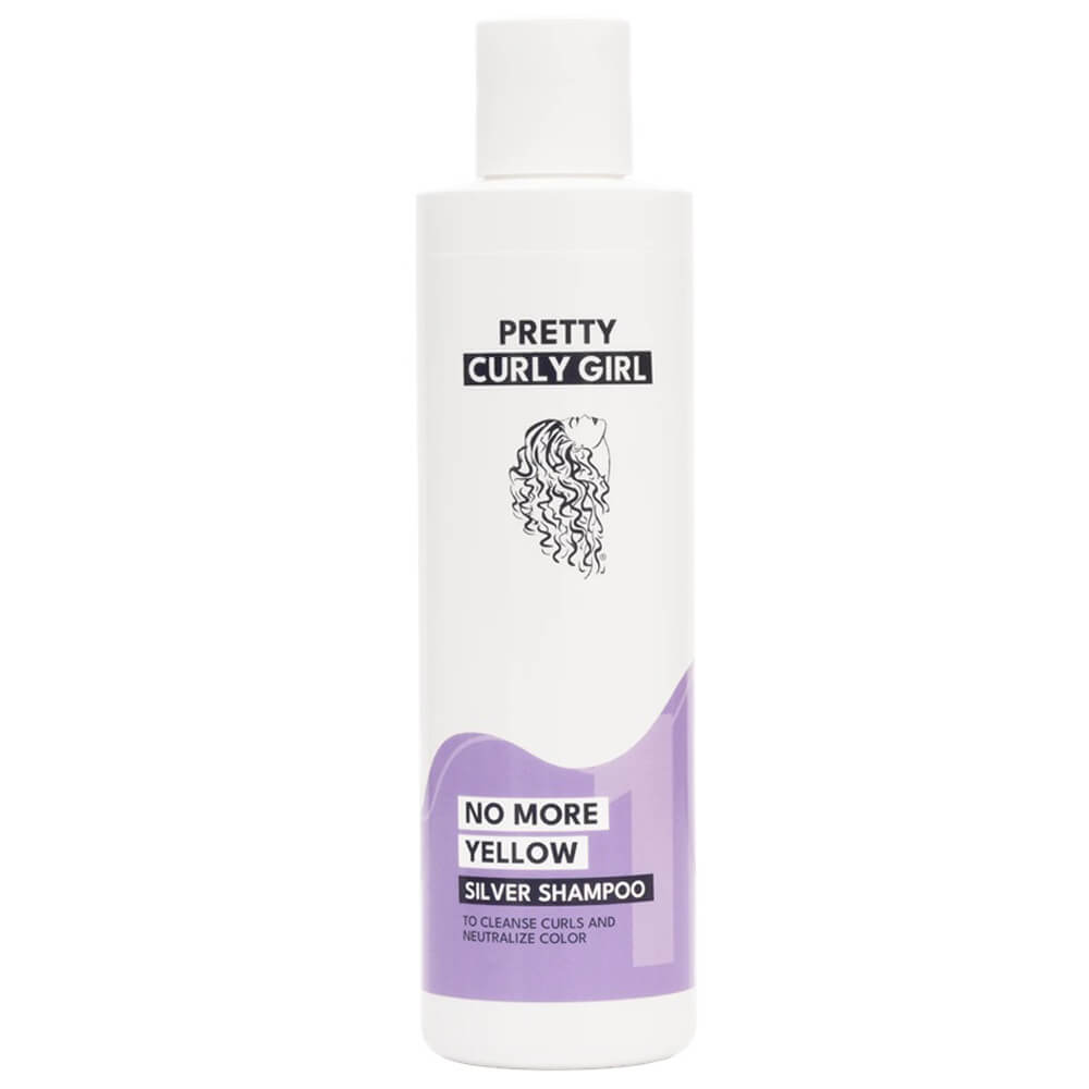 Pretty Curly Girl No More Yellow Silver Shampoo – Kudrnaté vlasy