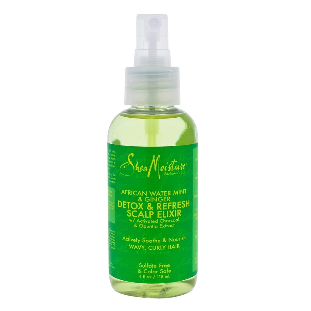 Shea Moisture African Water Mint and Ginger Detox & Refresh Scalp Elix ...